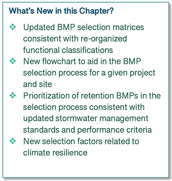 Chapter 8: Selection Considerations for Stormwater BMPs | CT Stormwater ...