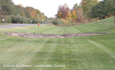 Dry Water Quality Swale | CT Stormwater Quality Manual