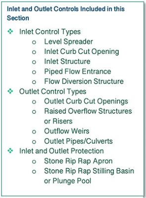 Inlet and Outlet Controls | CT Stormwater Quality Manual